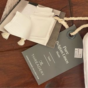 the threadery | Bedding | Nwt The Threadery Belgian Linen Euro | Poshmark